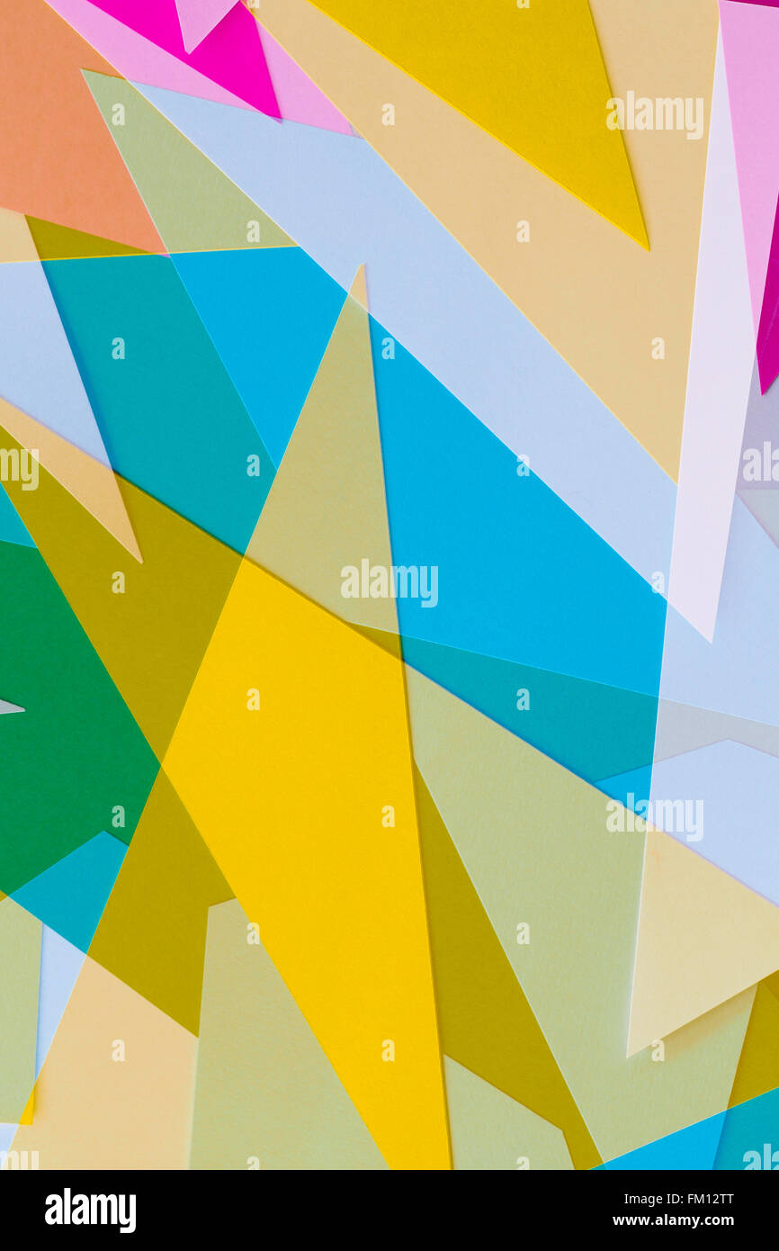 Cut Colored Paper 6 Stock Photo - Alamy