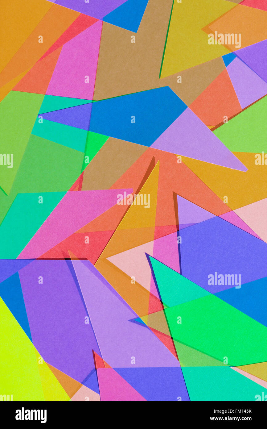 Cut Colored Paper 8 Stock Photo - Alamy