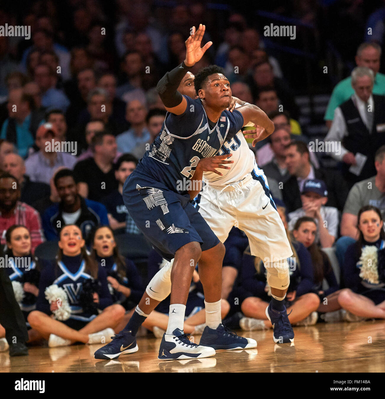 New York, New York, USA. 10th Mar, 2016. Georgetown's forward Marcus ...