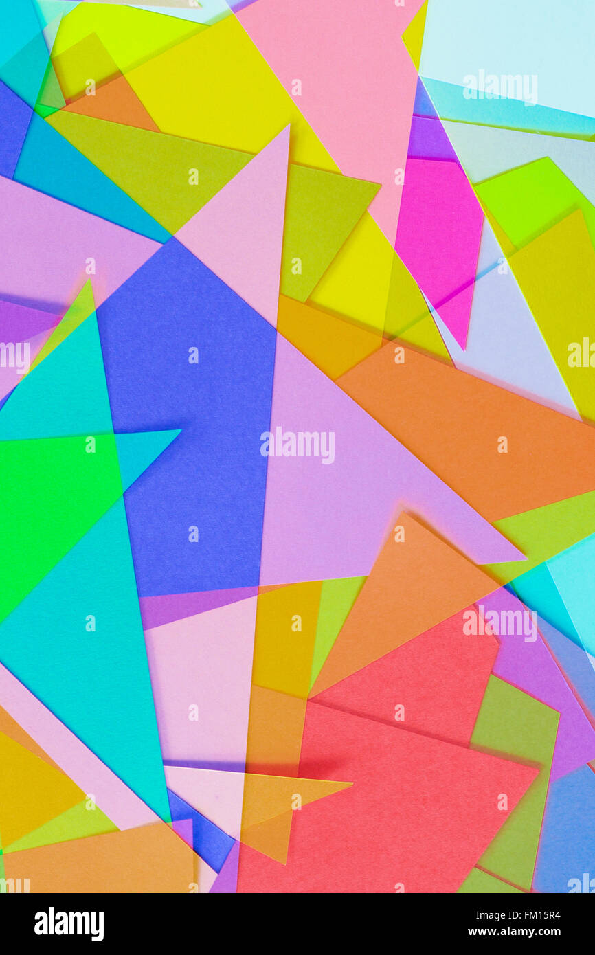 Cut Colored Paper 11 Stock Photo - Alamy