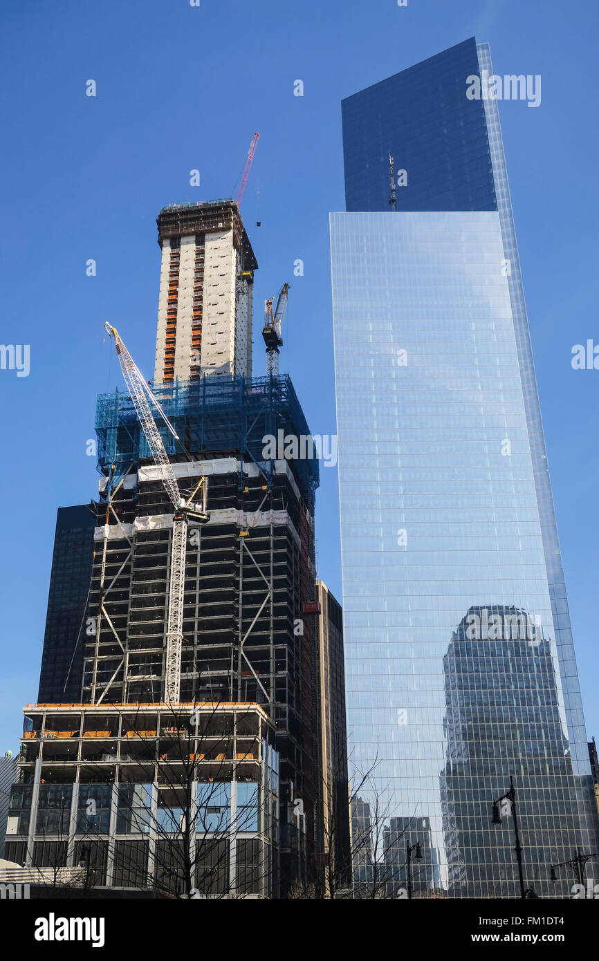 New york skyscraper beam construction hi-res stock photography and ...