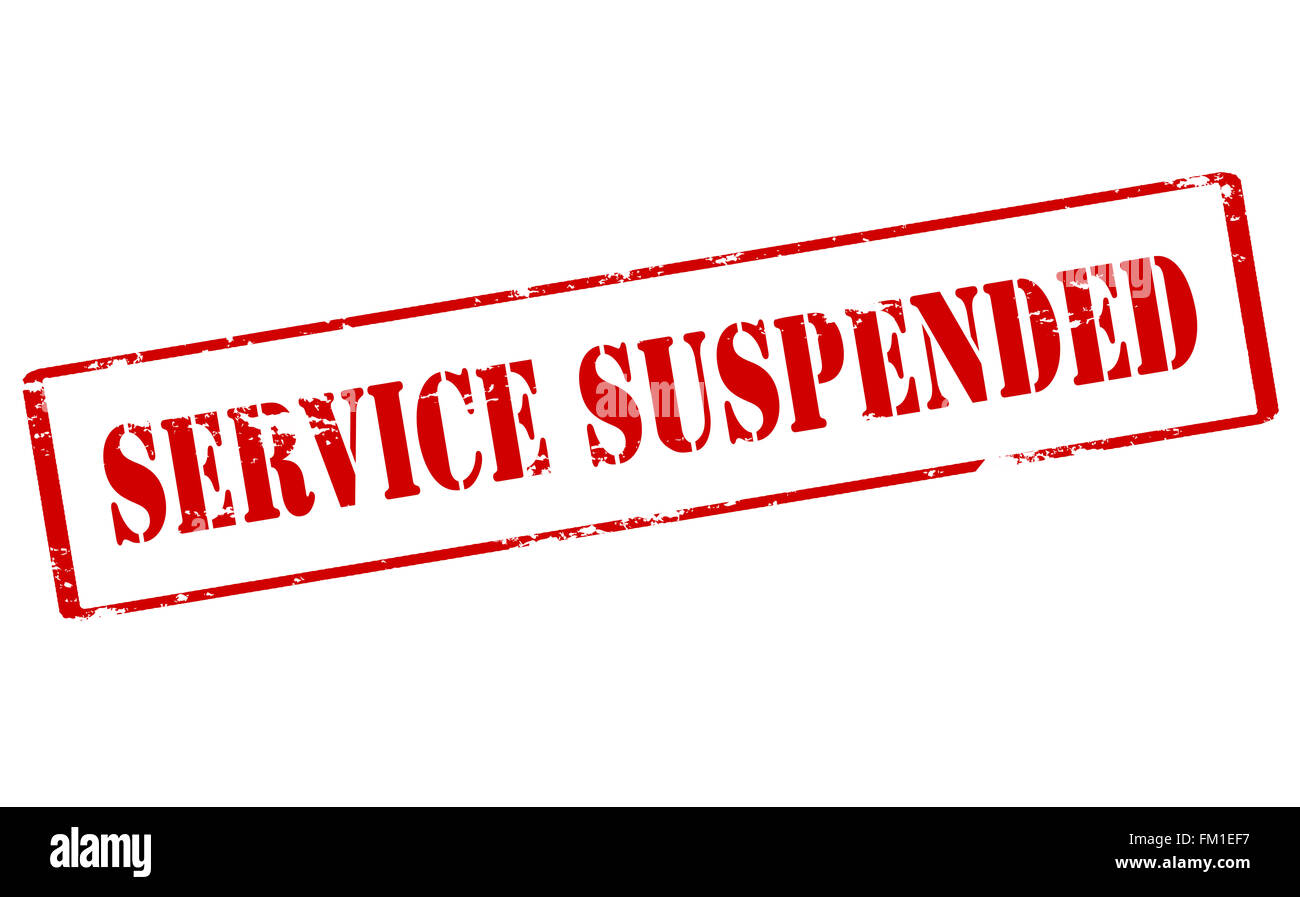 Rubber stamp with text service suspended inside, vector illustration ...