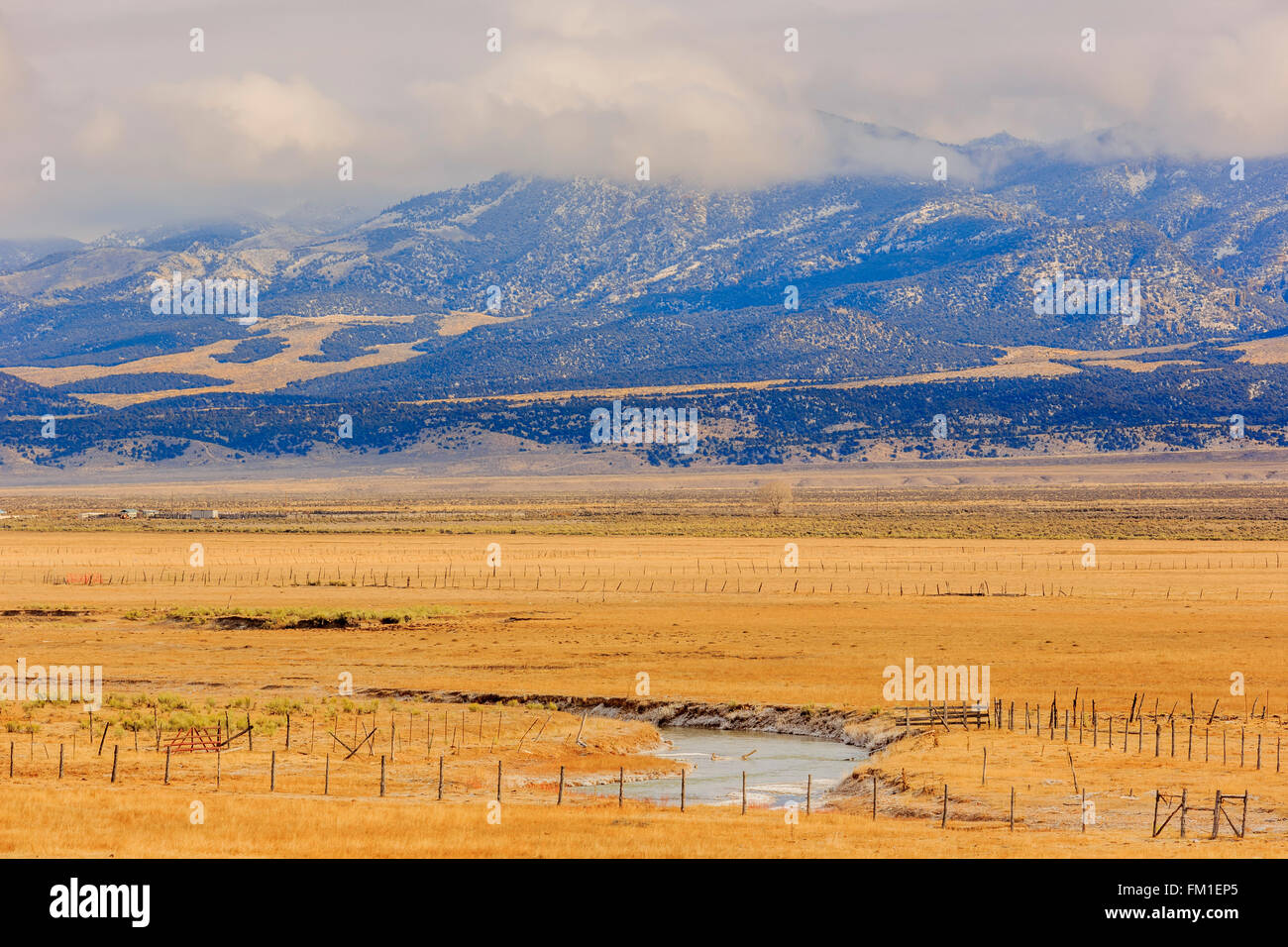 Beautiful country side view near highway 15 with a great mountain view ...