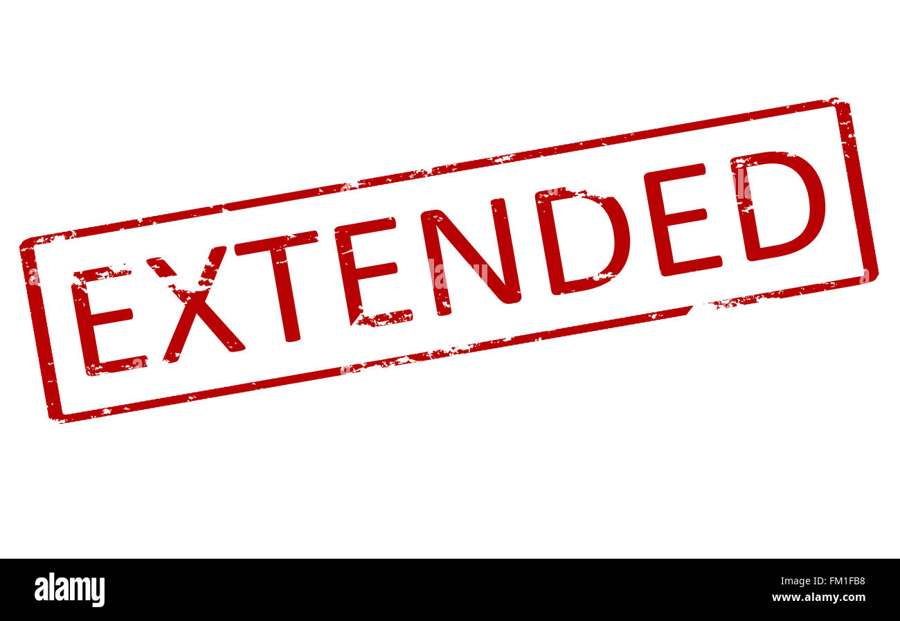 Rubber stamp with word extended inside, vector illustration Stock Photo ...