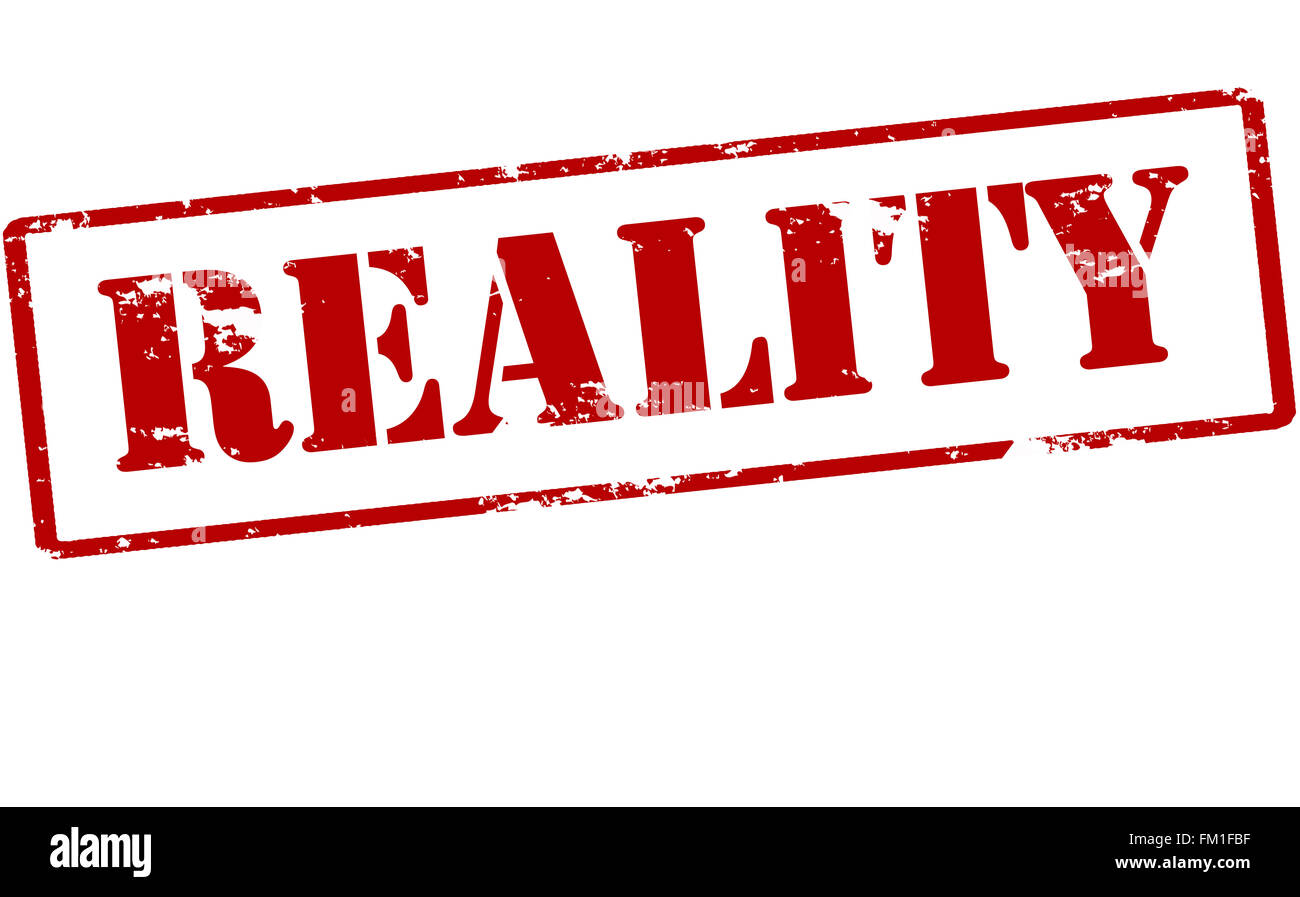Rubber stamp with word reality inside, vector illustration Stock Photo ...