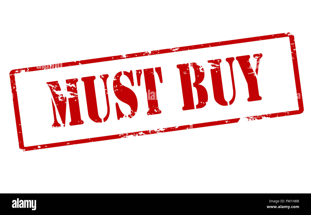 Rubber stamp with text must buy inside, vector illustration Stock Photo ...