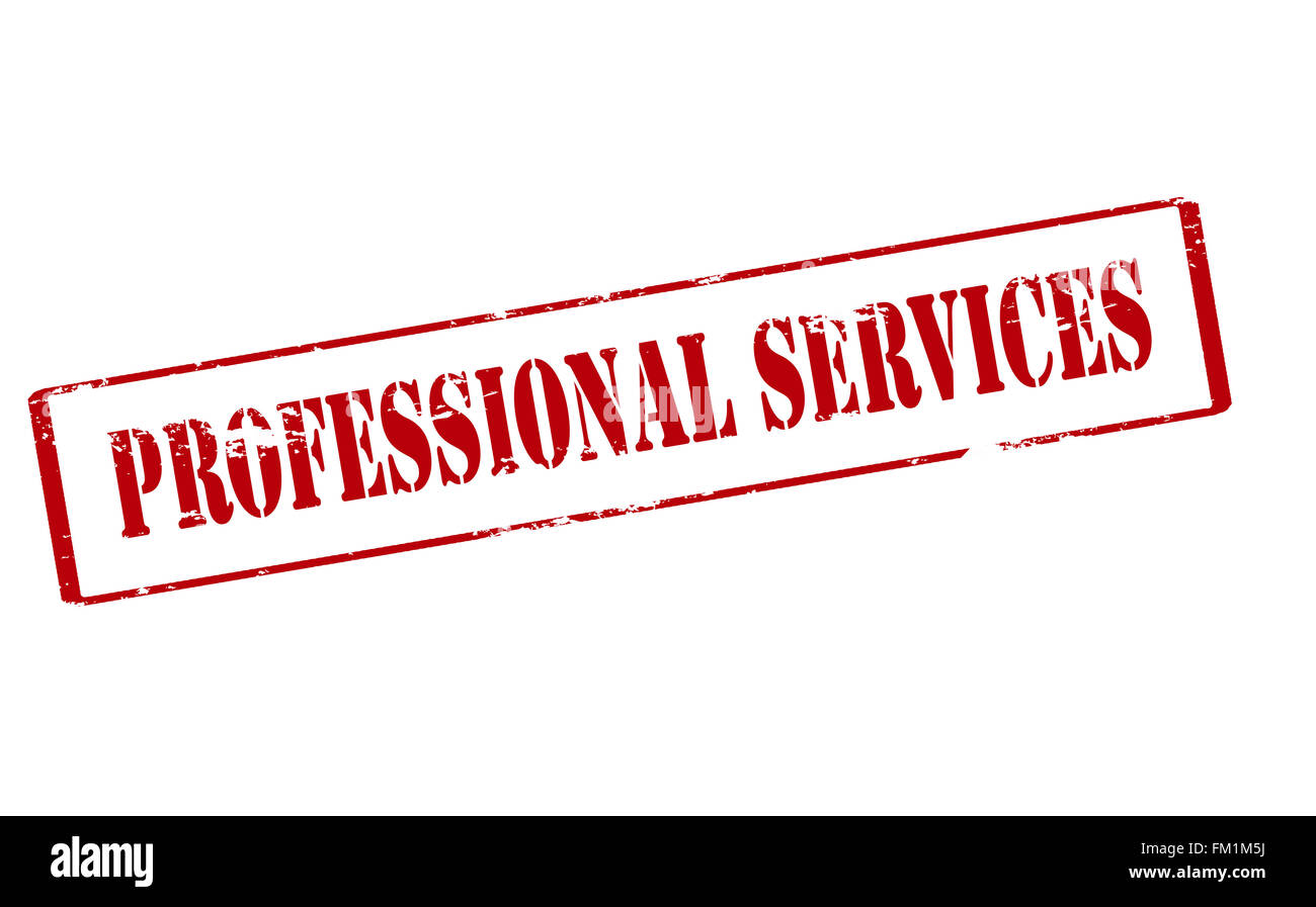 Rubber stamp with text professional services inside, vector ...
