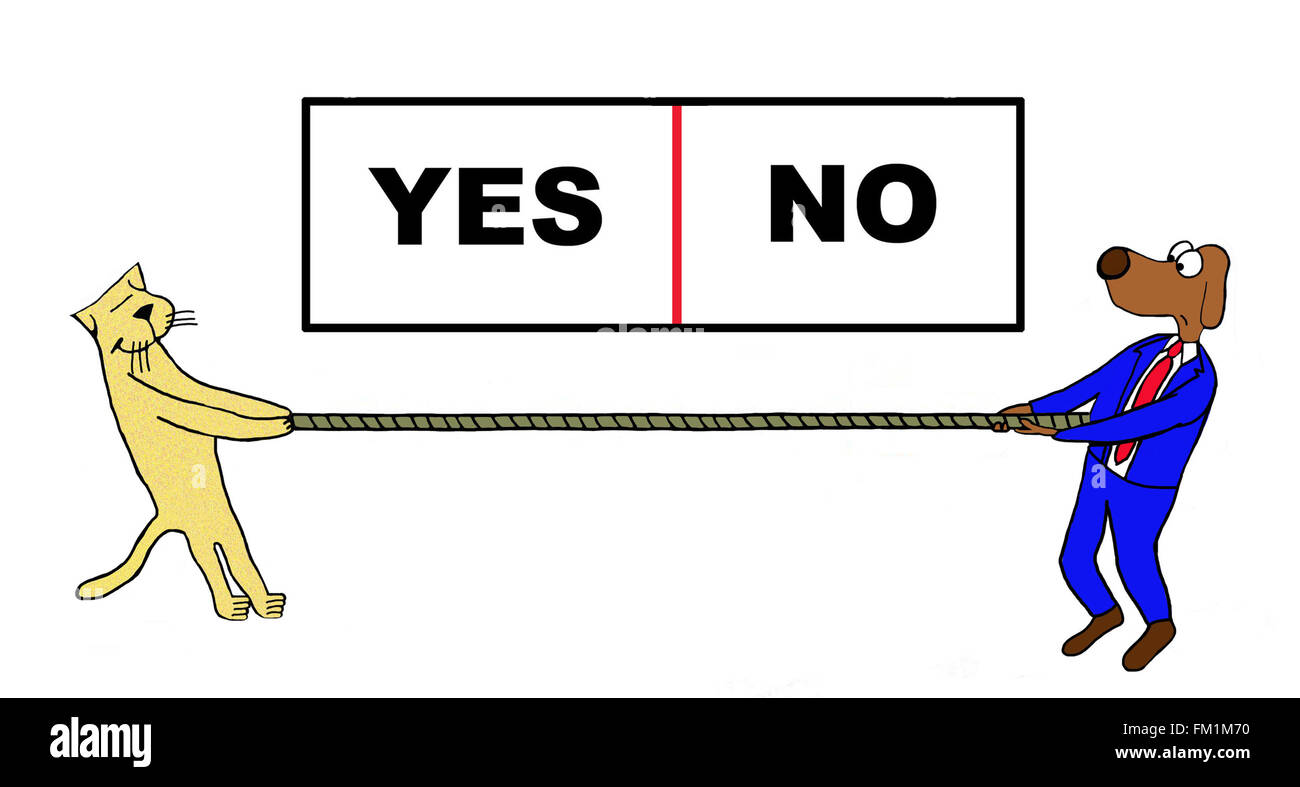 Conflict cartoons Cut Out Stock Images & Pictures - Alamy