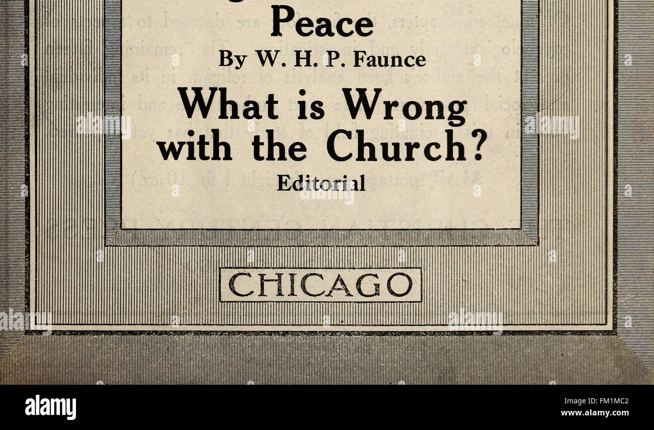 The 1917 edition of 'Christian Century' covers various religious ...