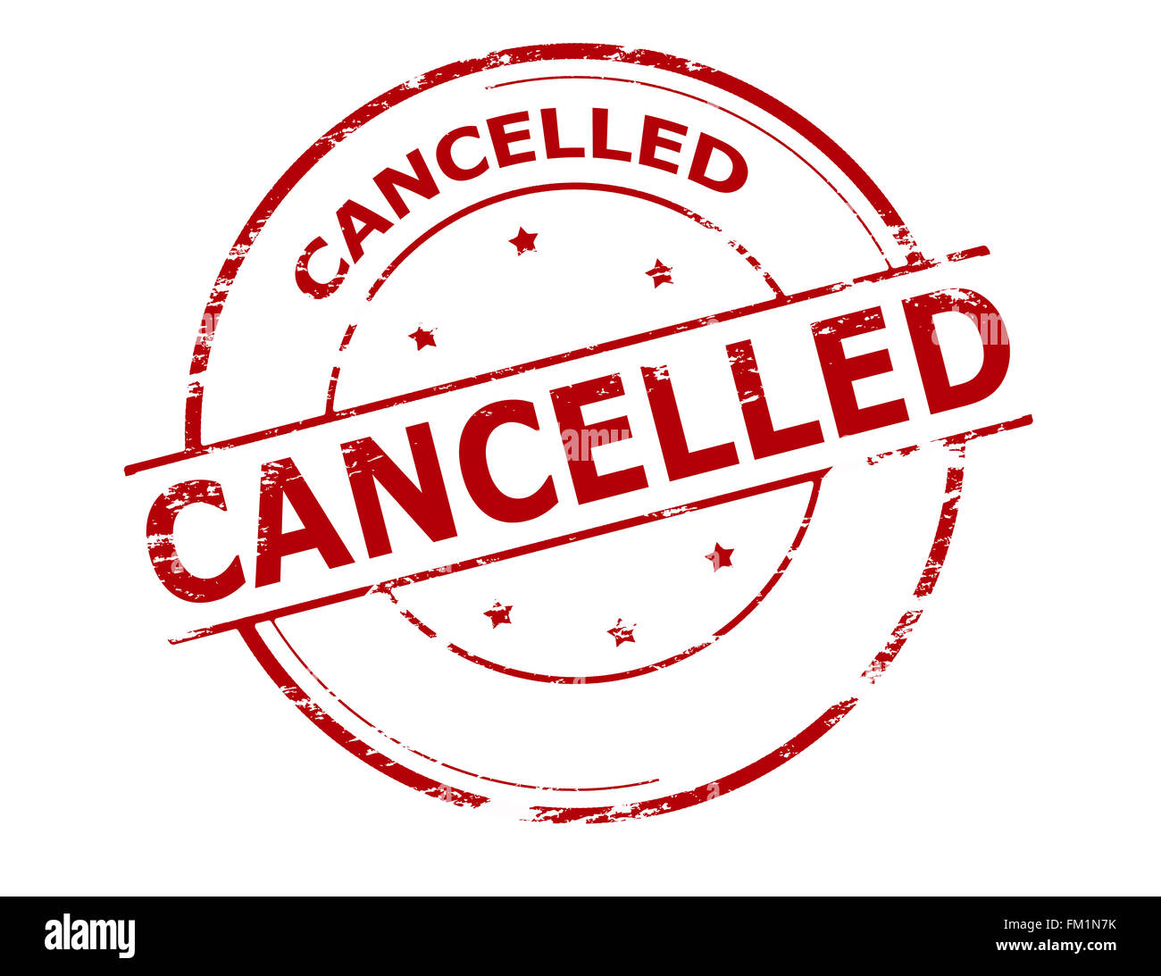 Rubber stamp with word cancelled inside, vector illustration Stock ...