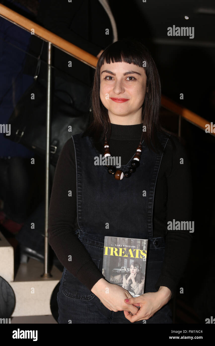 Manchester, UK. 10th March, 2016. Writer Lara Williams at the Whitworth ...