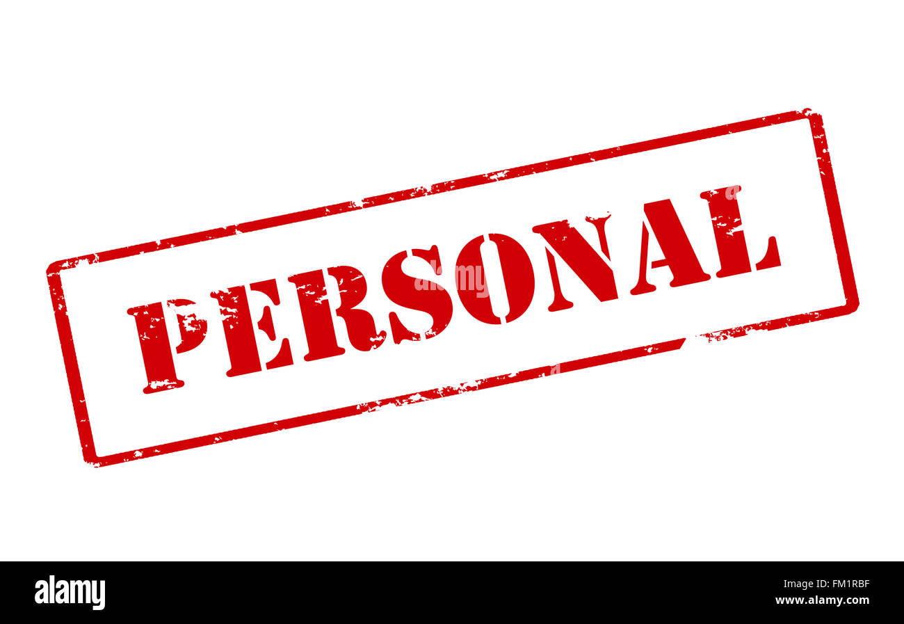 Rubber stamp with word personal inside, vector illustration Stock Photo ...