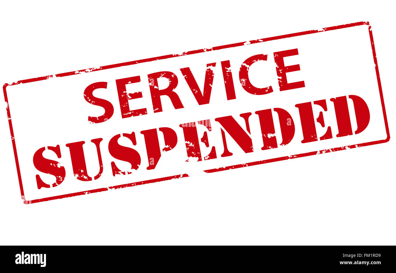 Rubber stamp with text service suspended inside, vector illustration ...