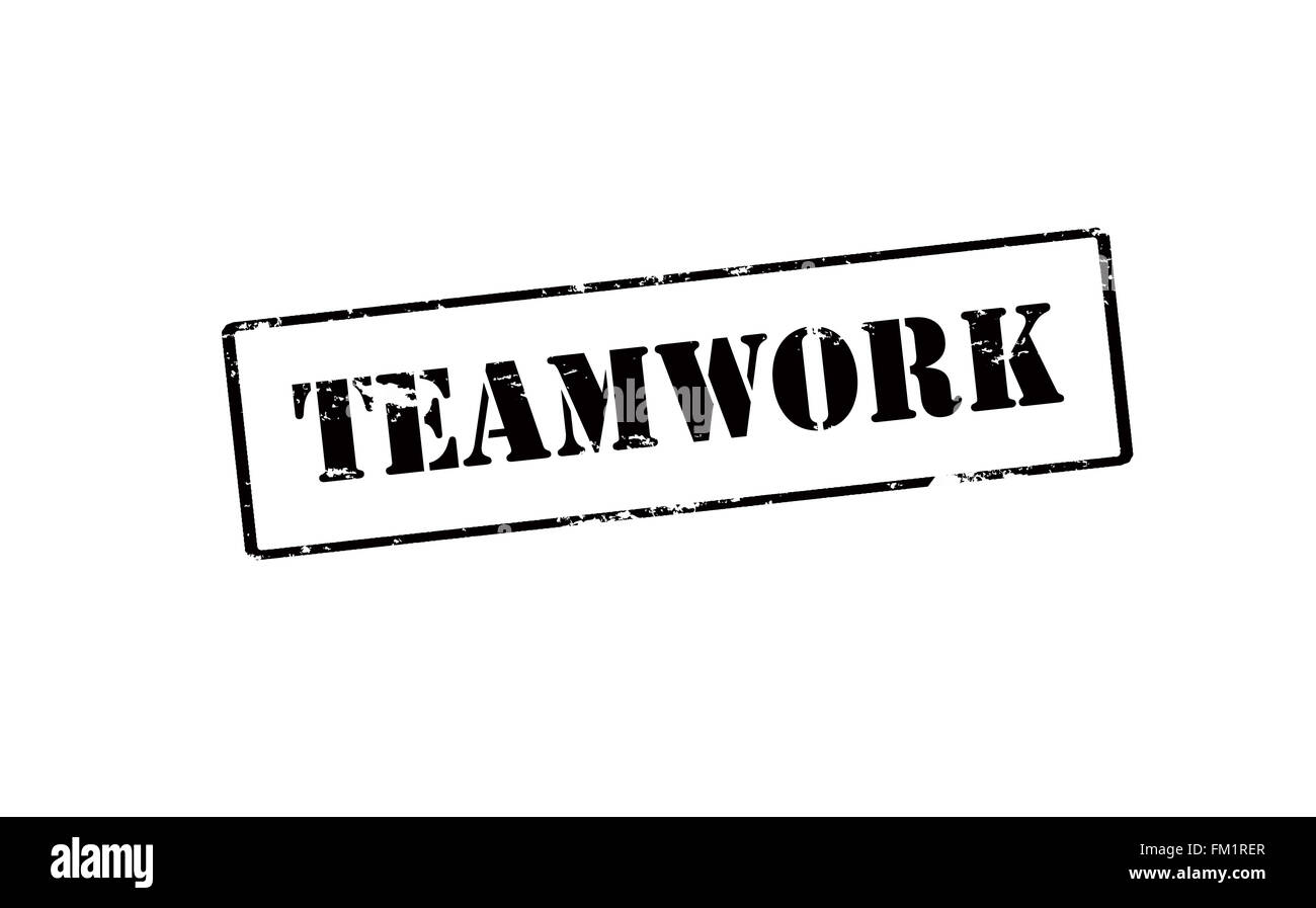 Teamwork illustration Black and White Stock Photos & Images - Alamy