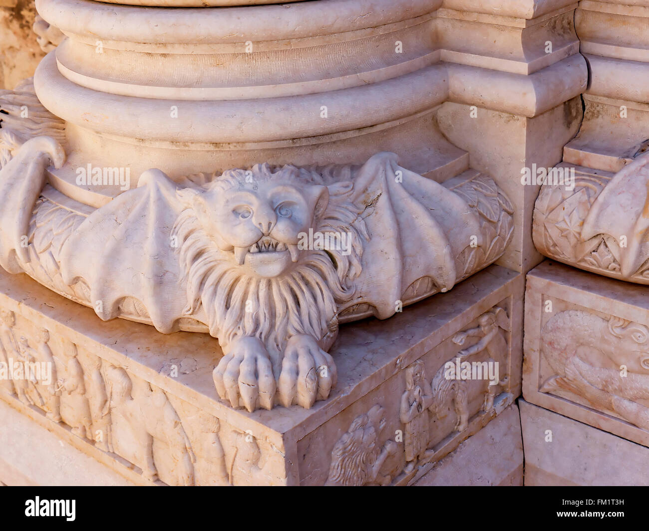 Vampire Bat in the Patriarchal Cathedral of St. Mary Major or Lisbon ...