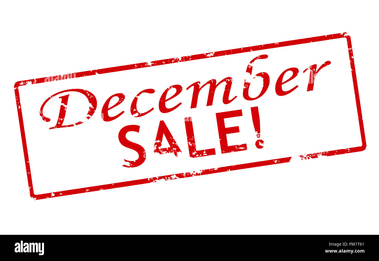 Rubber stamp with text December sale inside, vector illustration Stock ...