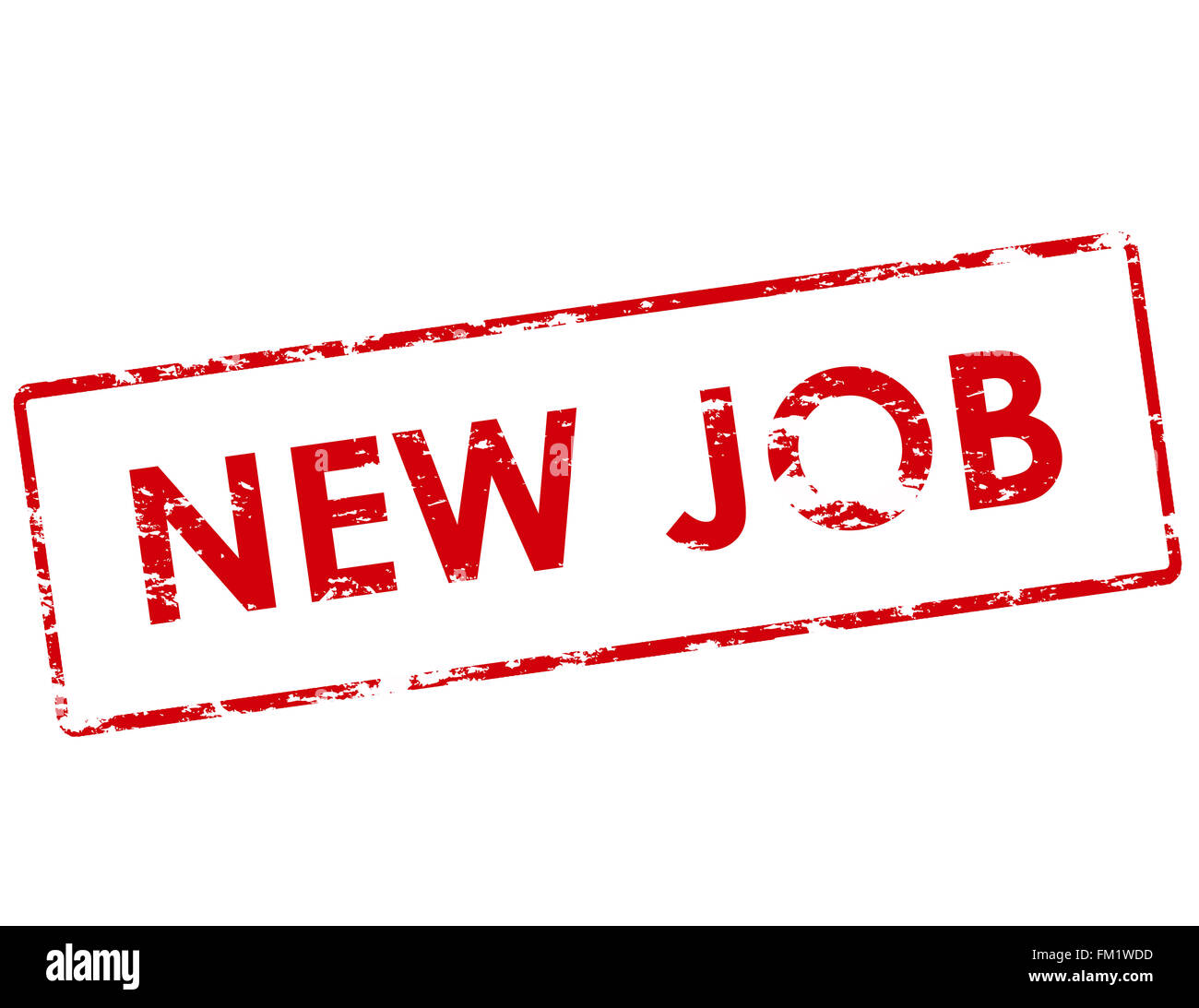 Rubber stamp with text new job inside, vector illustration Stock Photo ...