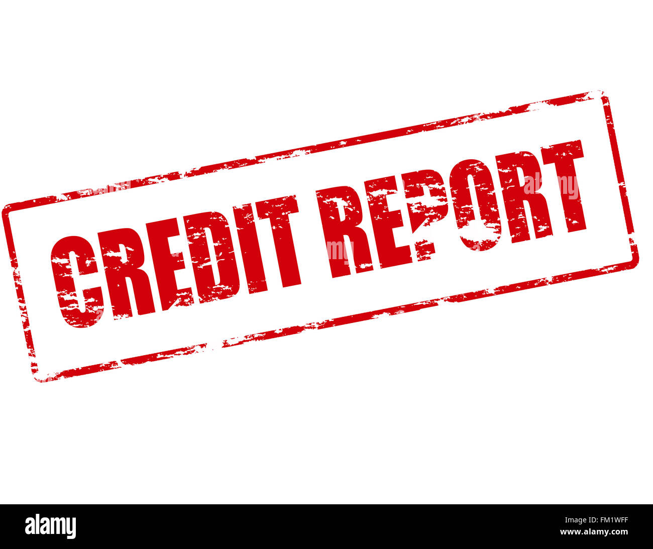 Rubber stamp with text credit report inside, vector illustration Stock ...
