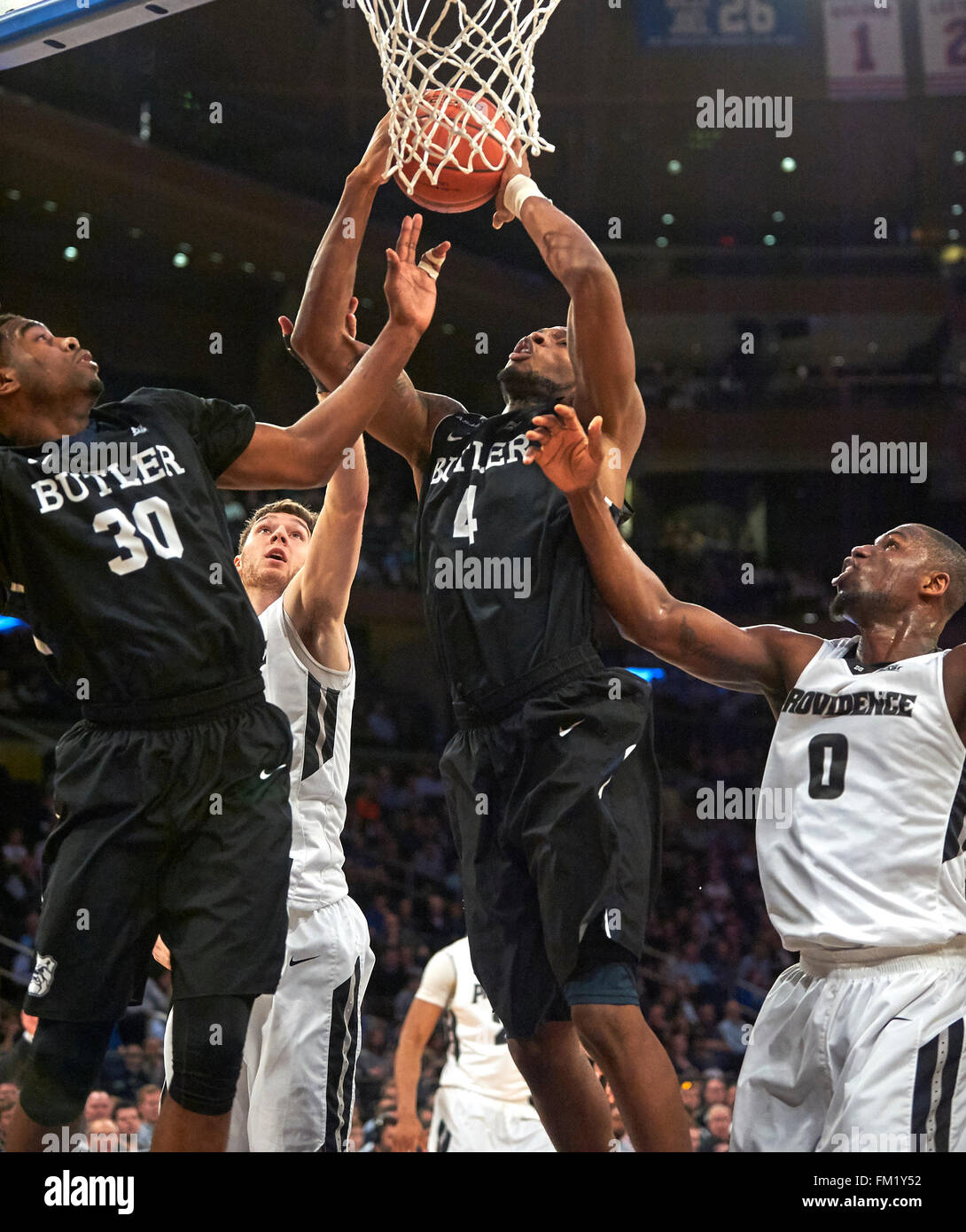 New York, New York, USA. 10th Mar, 2016. Butler's forward Tyler Wideman ...