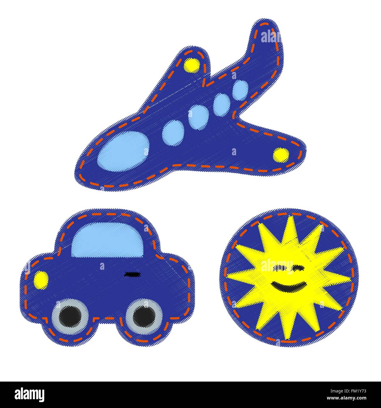 Patches - set for kids Stock Vector Image & Art - Alamy