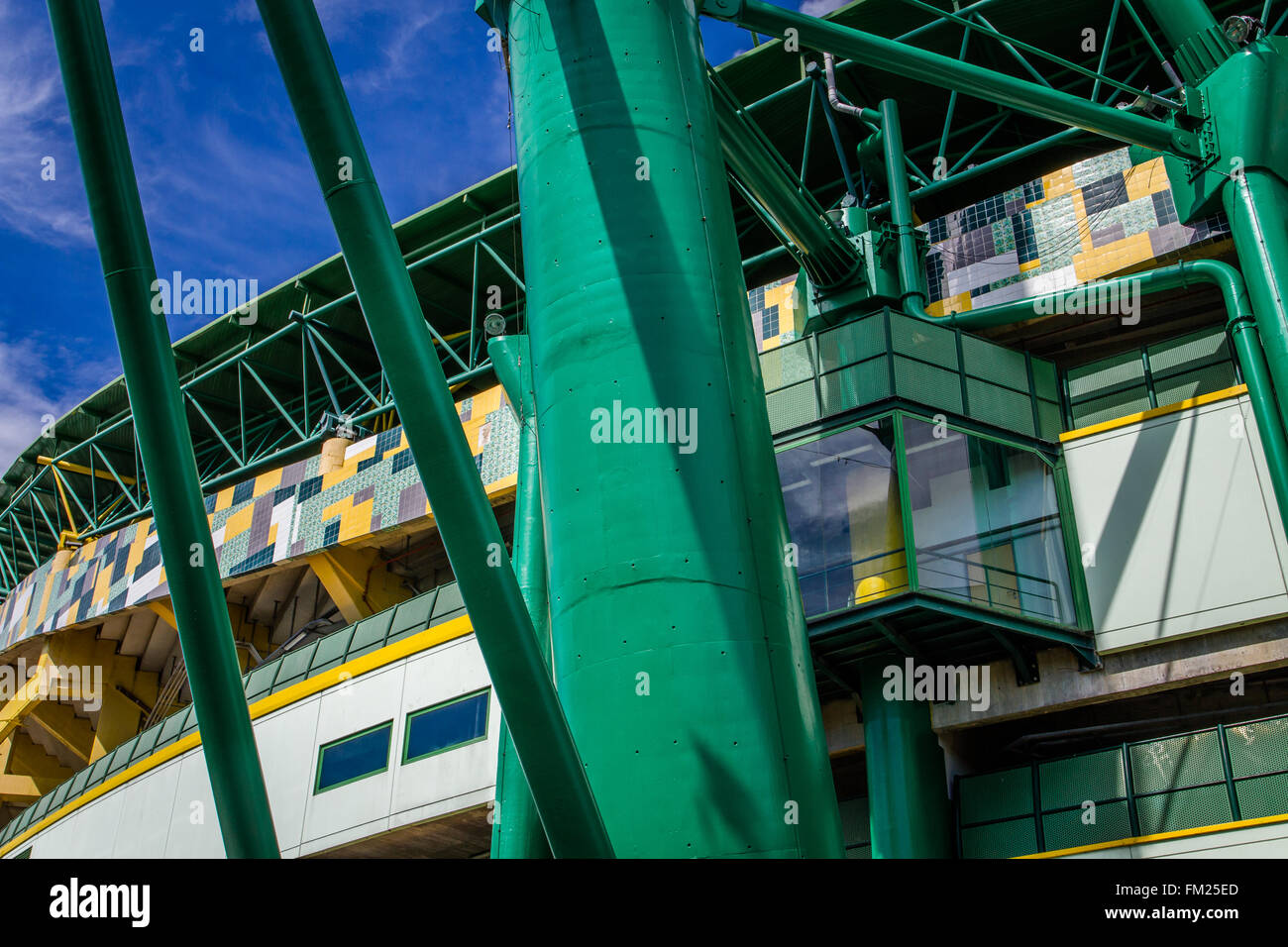 The Estadio Jose Alvalade XXI, the football stadium of Sporting Clube ...