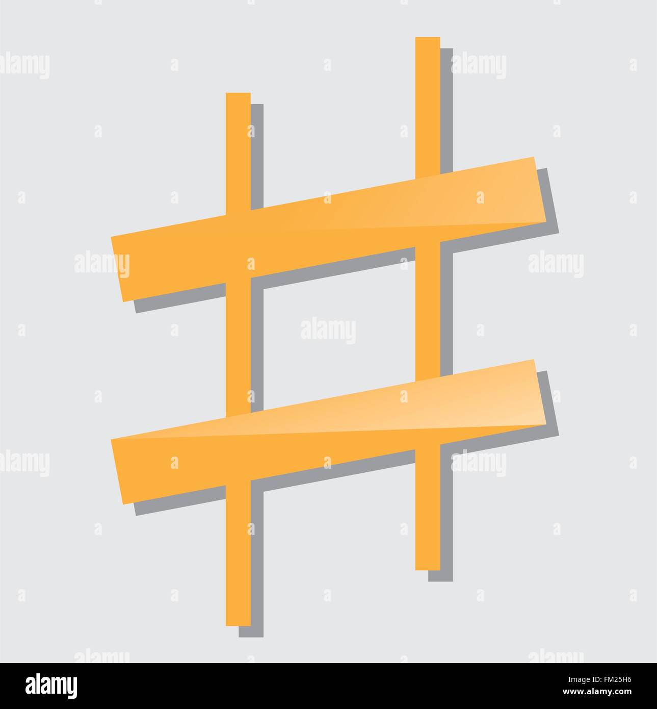 Isolated musical note on a grey background Stock Vector Image & Art - Alamy