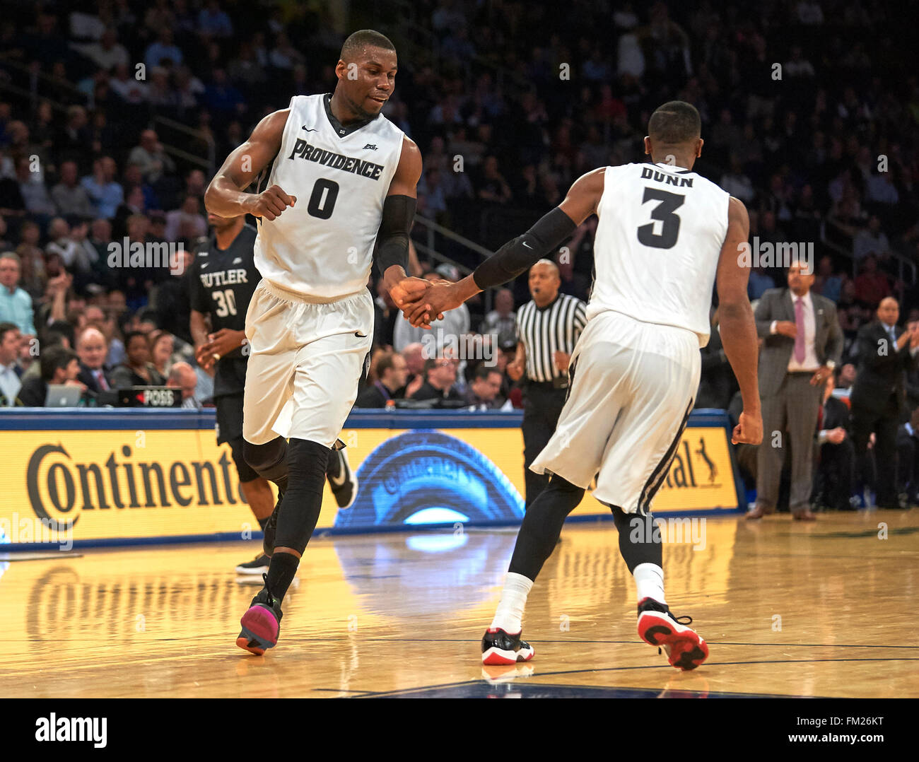 New York, New York, USA. 10th Mar, 2016. Providence's forward Ben ...