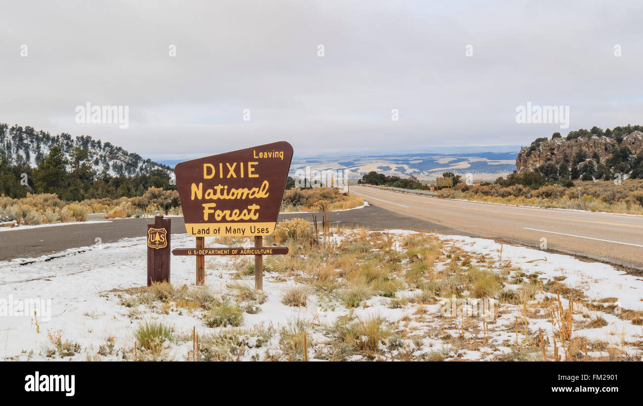 Dixie national forest utah snow hi-res stock photography and images - Alamy