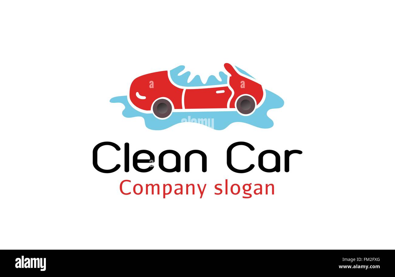 Clean Car Wash Water Logo Vector Symbol Design Illustration Stock ...