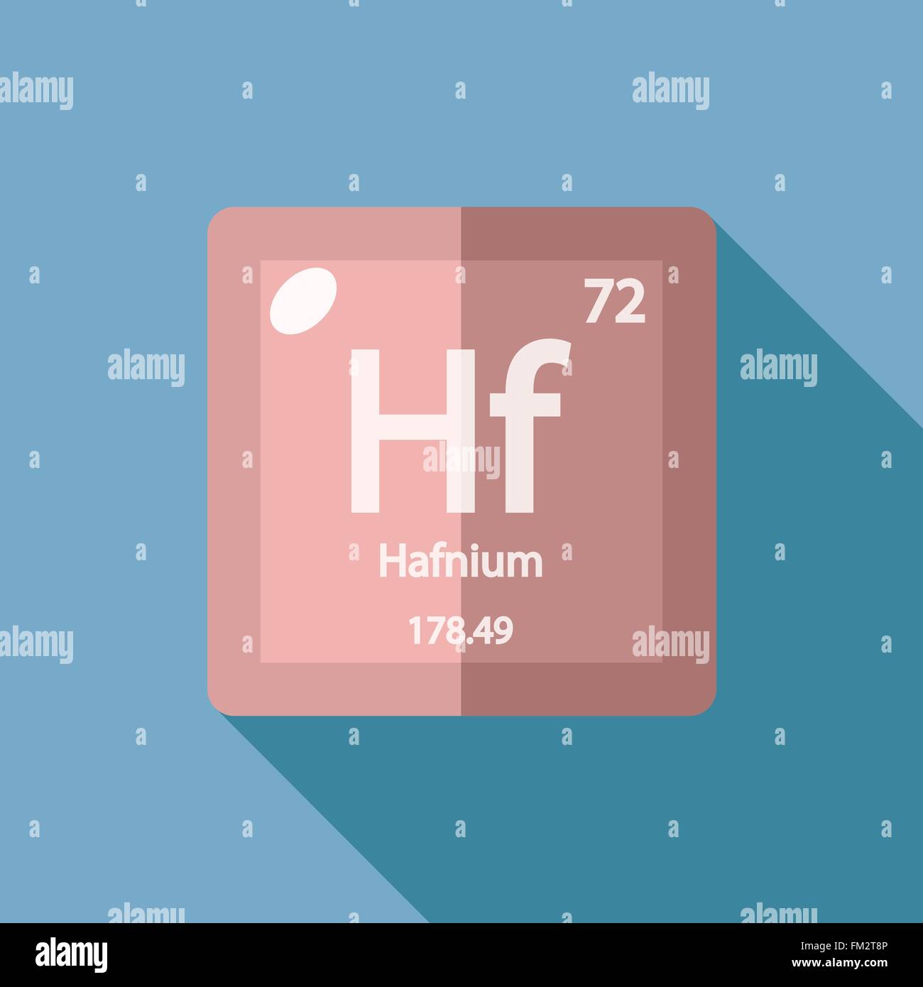 Chemical element Hafnium Flat Stock Vector Image & Art - Alamy