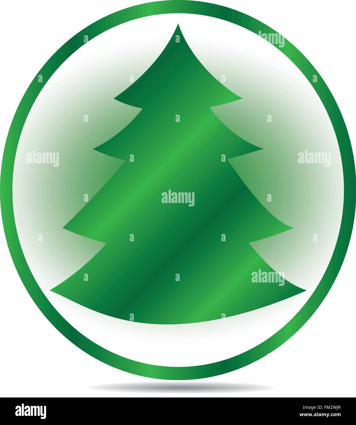 Isolated tree banner on a white background Stock Vector Image & Art - Alamy