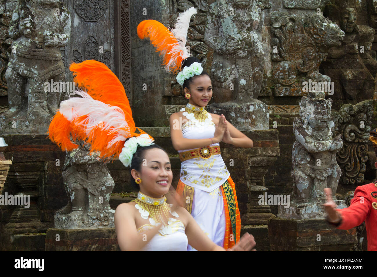 Asia, Indonesia, Bali. Balinese dancers perform typical Indonesian ...
