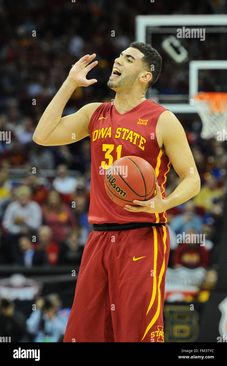 Half. 10th Mar, 2016. Iowa State Cyclones forward Georges Niang (31 ...