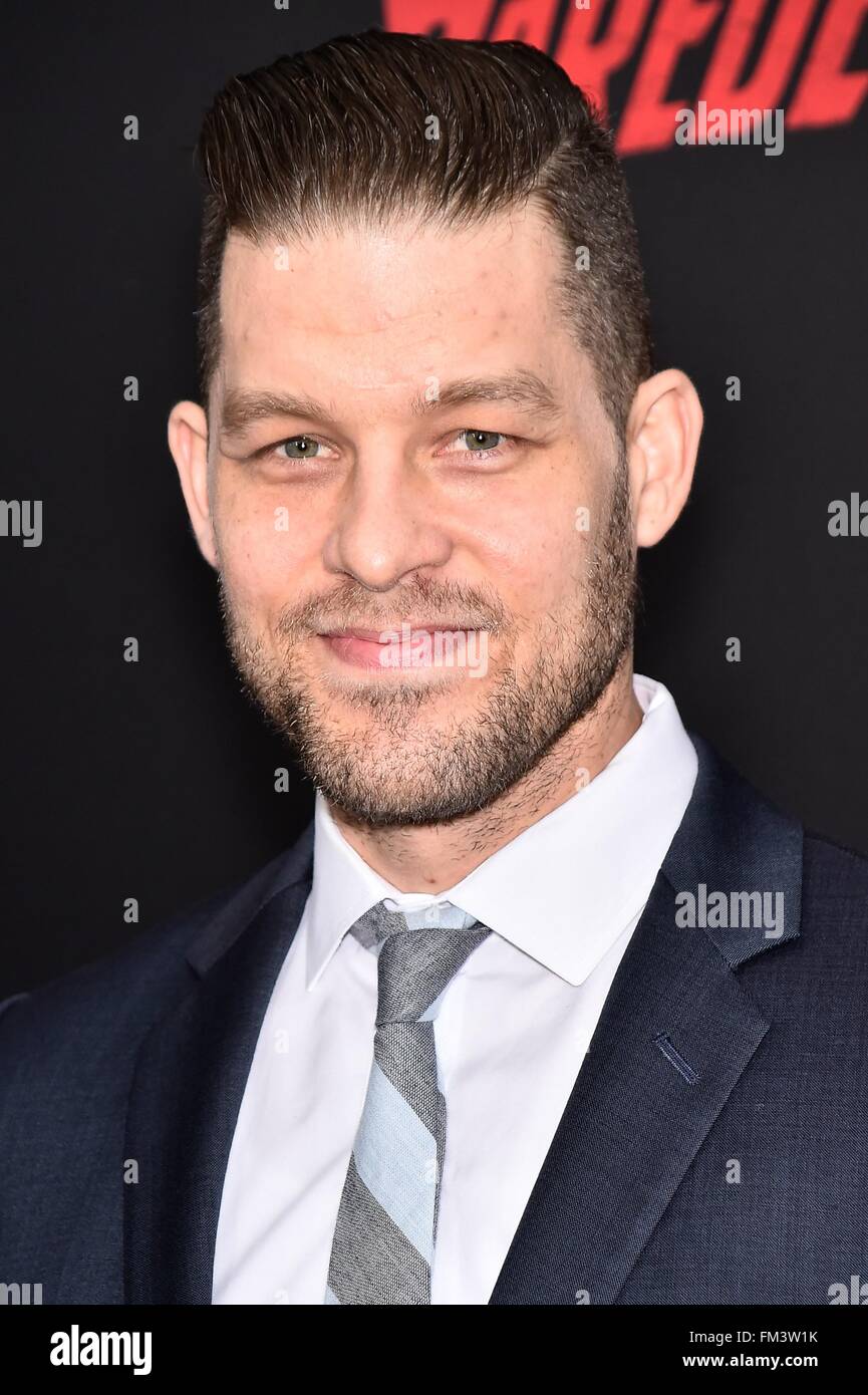 New York, NY, USA. 10th Mar, 2016. Ben Thompson at arrivals for MARVEL ...
