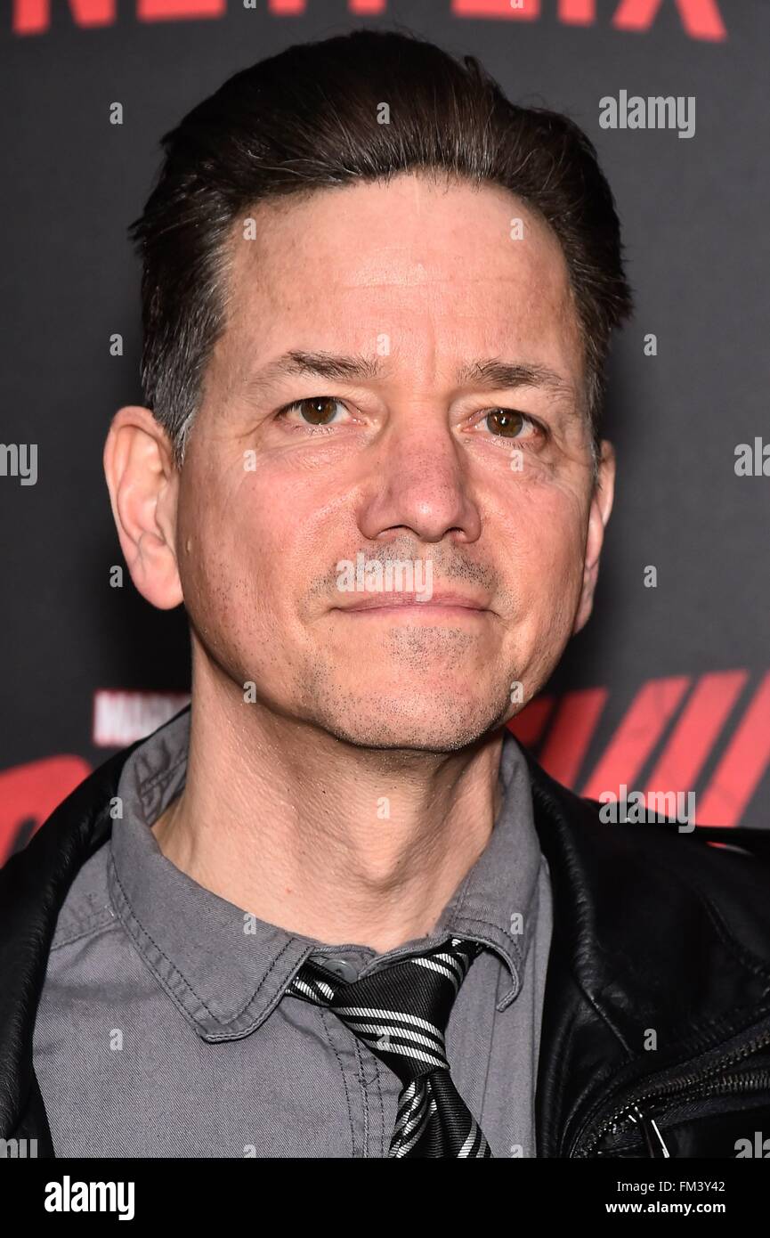 New York, NY, USA. 10th Mar, 2016. Frank Whaley at arrivals for MARVEL ...
