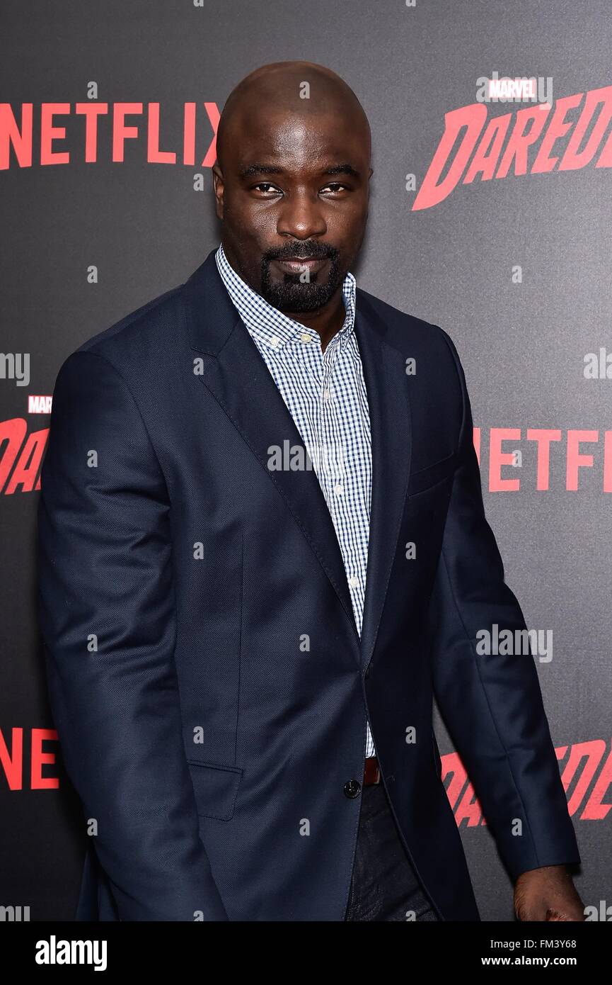 New York, NY, USA. 10th Mar, 2016. Mike Colter at arrivals for MARVEL'S ...