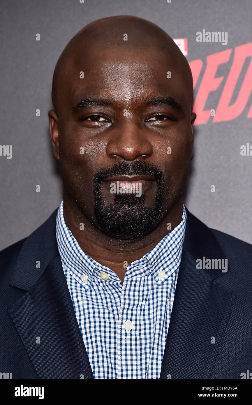 New York, NY, USA. 10th Mar, 2016. Mike Colter at arrivals for MARVEL'S ...