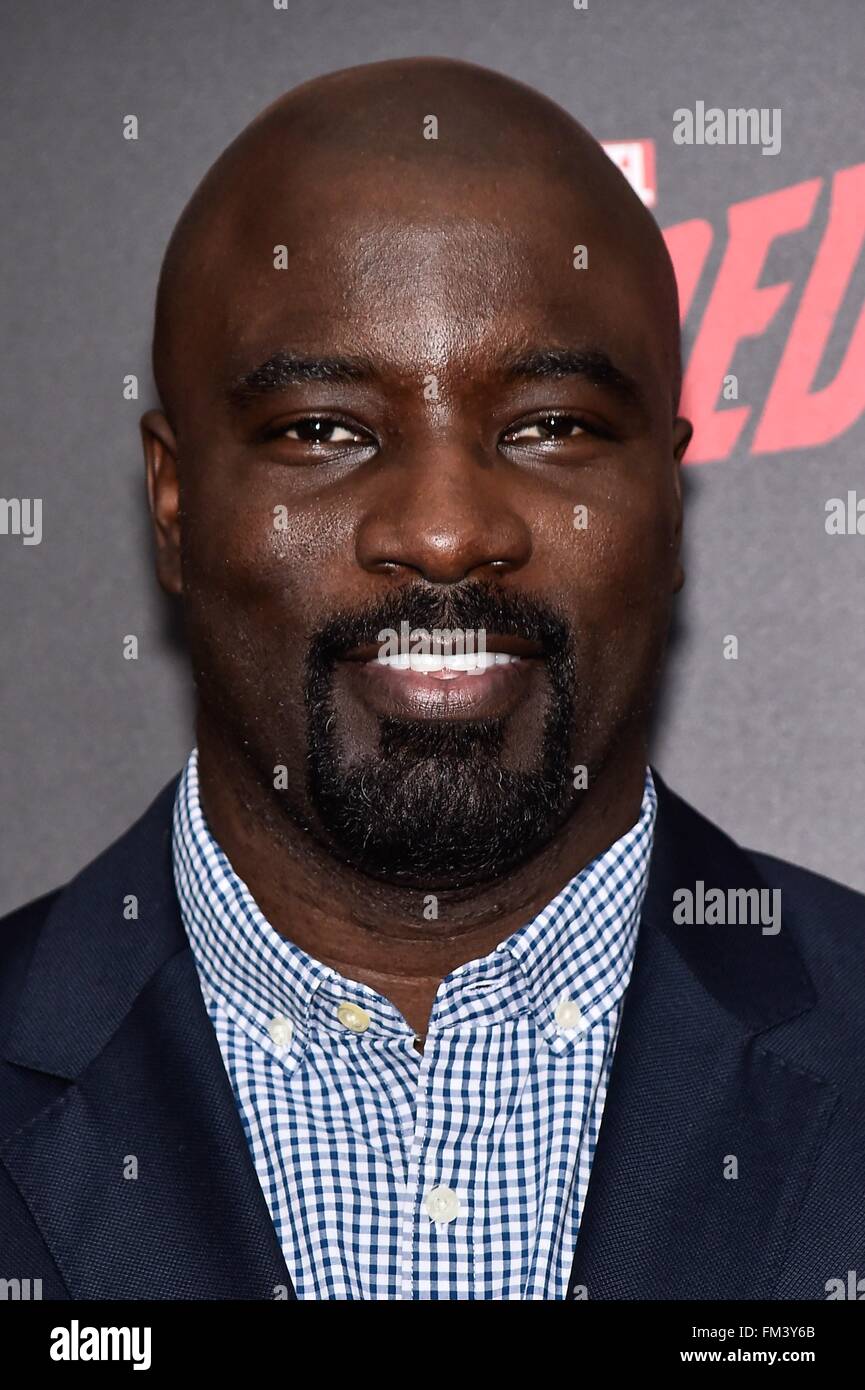 New York, NY, USA. 10th Mar, 2016. Mike Colter at arrivals for MARVEL'S ...
