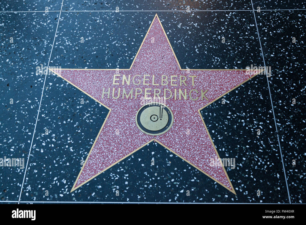 HOLLYWOOD, CALIFORNIA - February 8 2015: Englebert Humperdinck's ...