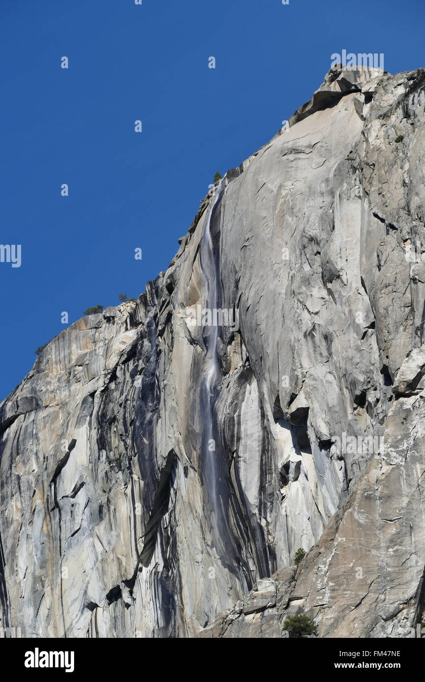 Horsetail fall around sunset time at the Famous Yosemite National Park ...