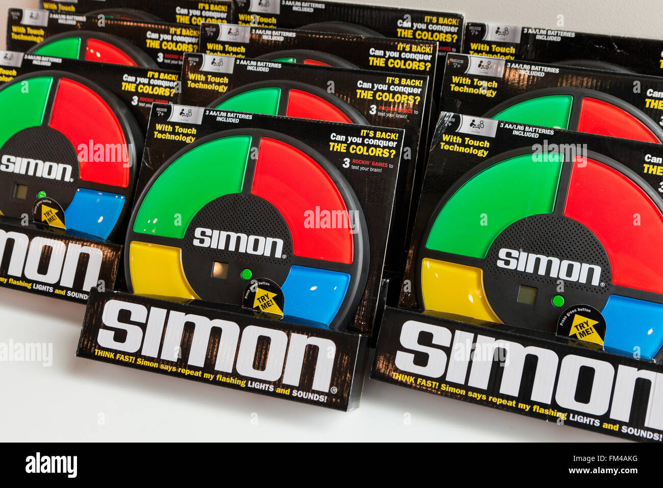 Simon game box hi-res stock photography and images - Alamy