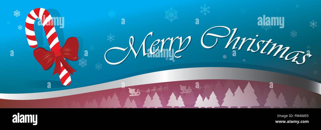 Colored christmas banner with text and a christmas icon Stock Vector ...