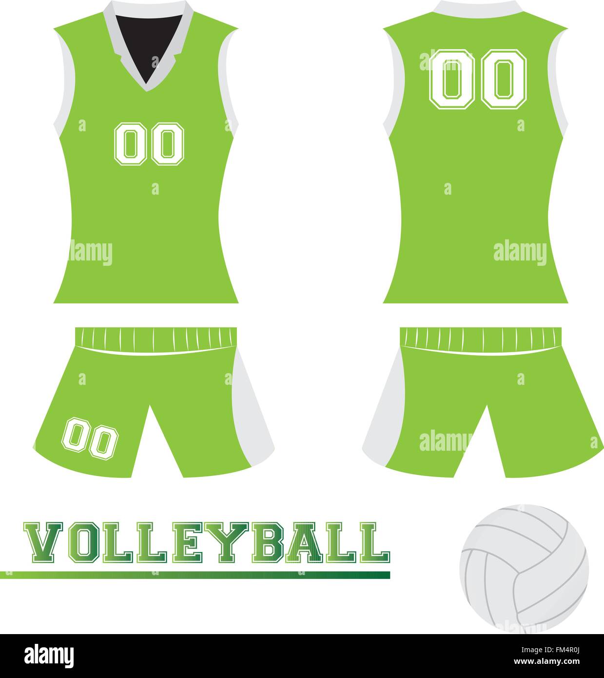 Group of people volleyball player Stock Vector Images - Alamy