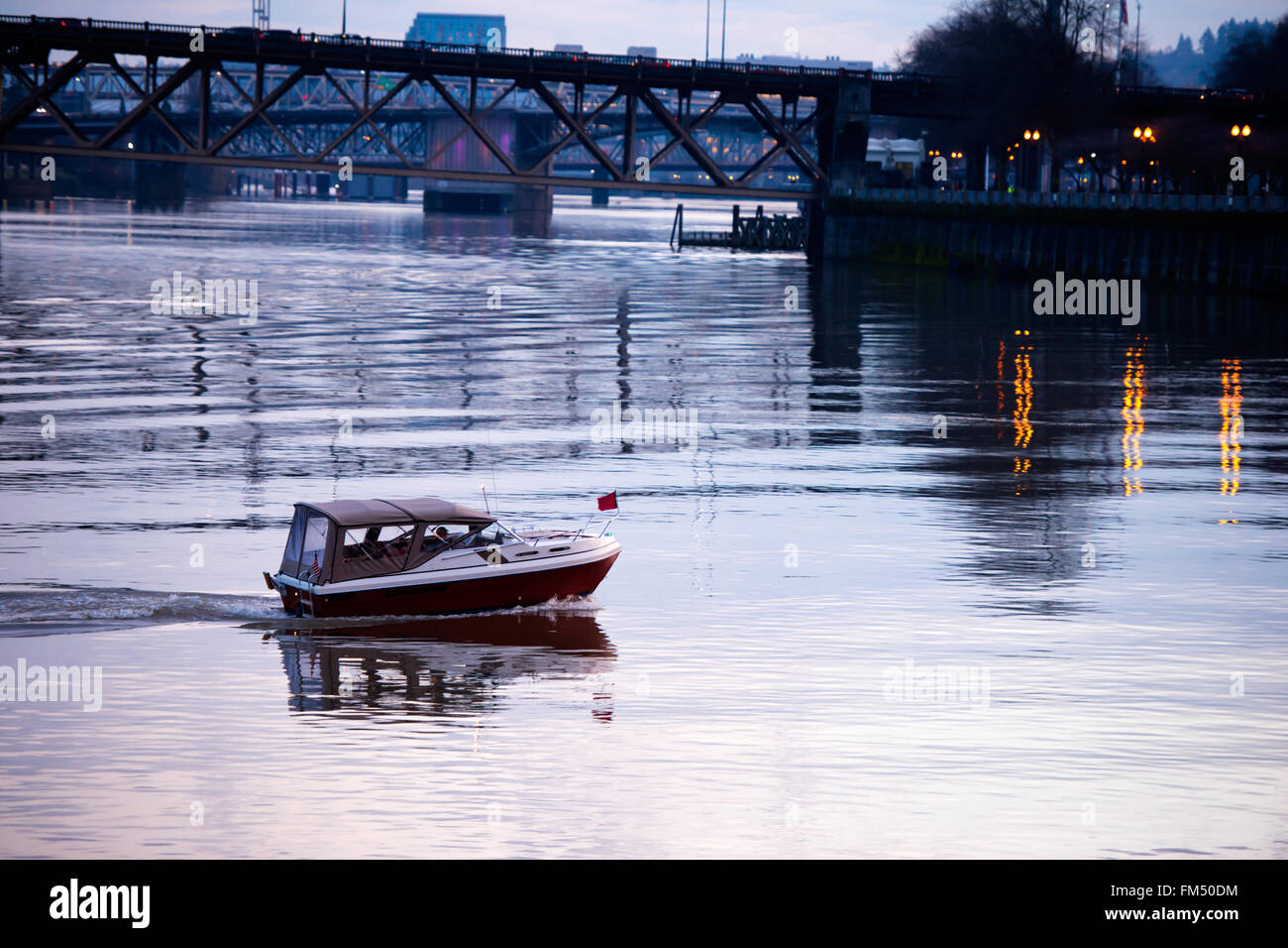 Beautiful modern compact convertible boat for recreation and fishing on ...