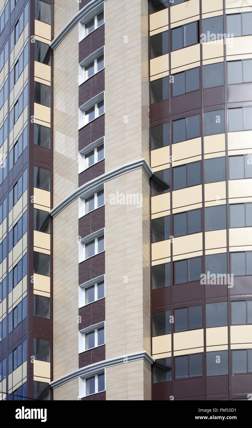 New modern residential building closeup as background Stock Photo - Alamy