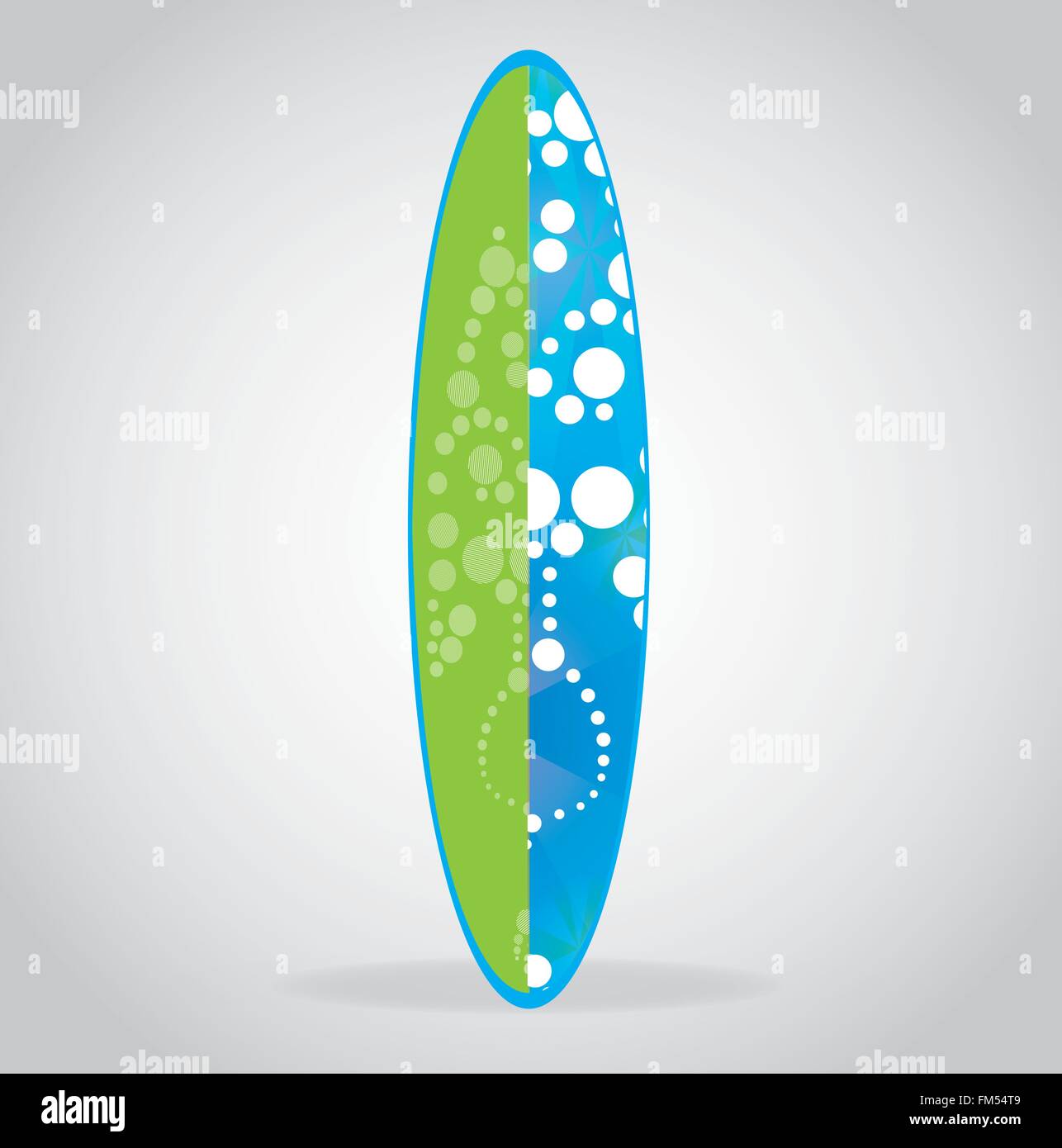 Isolated surfboard with a texture on a grey background Stock Vector ...