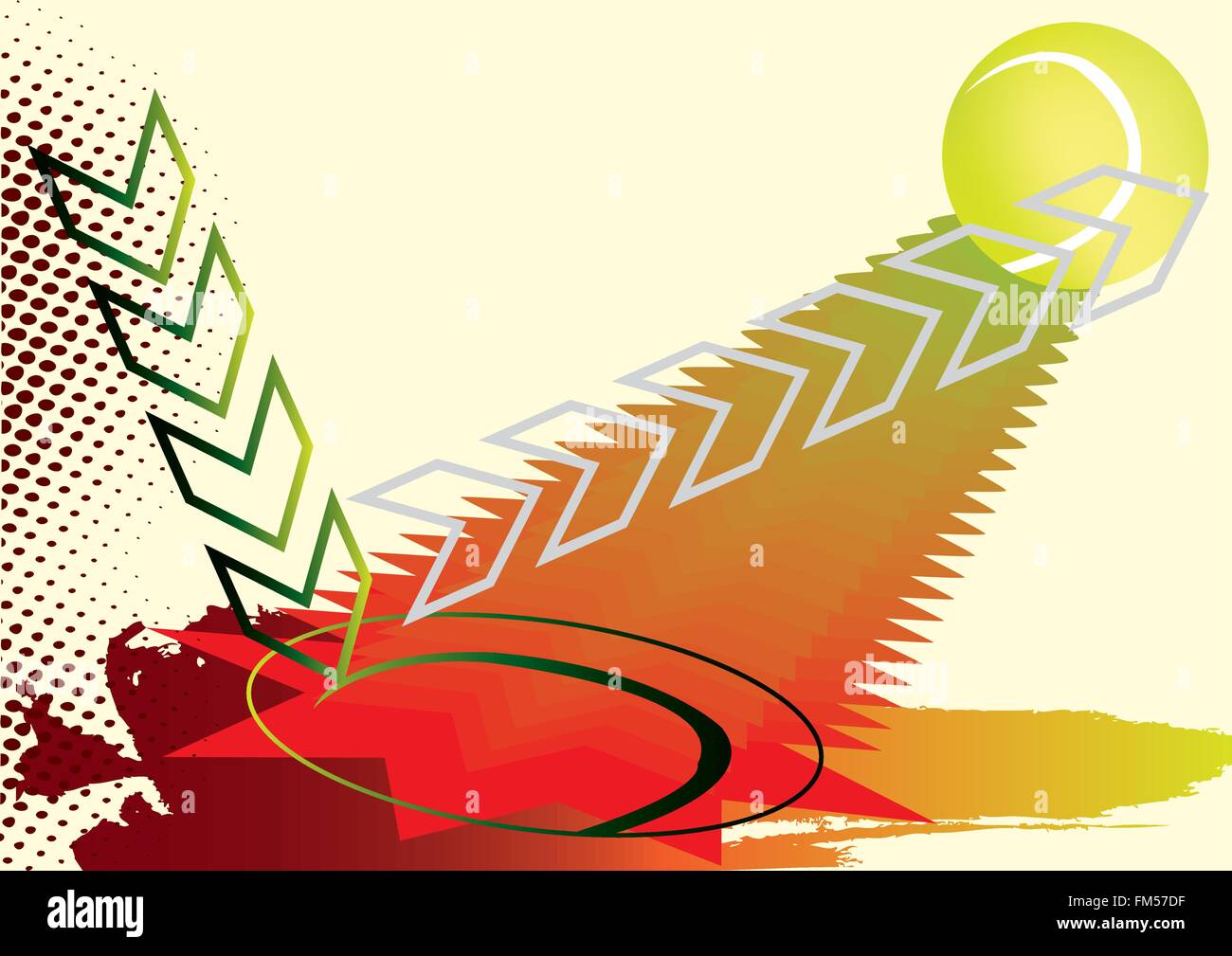 Abstract tennis ball Stock Vector Image & Art - Alamy