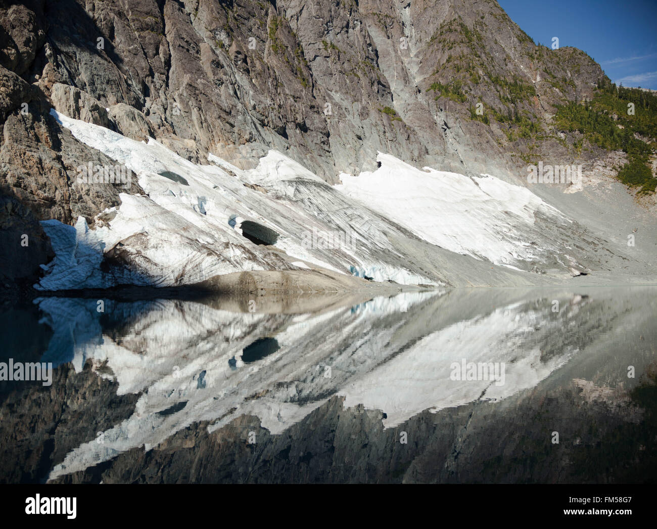 Foster Lake, Strathcona Provincial Park, British Columbia Stock Photo ...