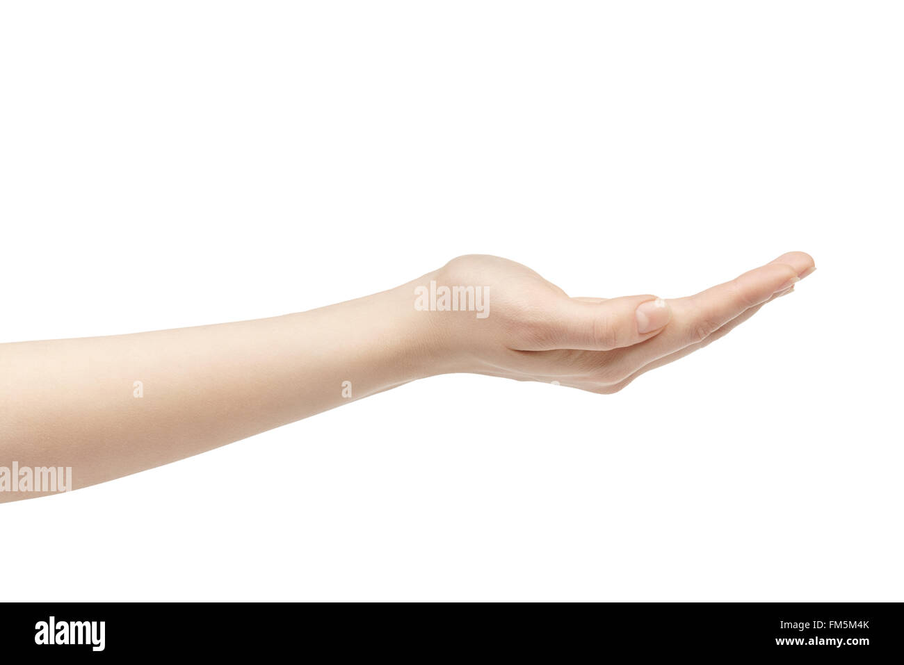 Side view hand empty flat hi-res stock photography and images - Alamy
