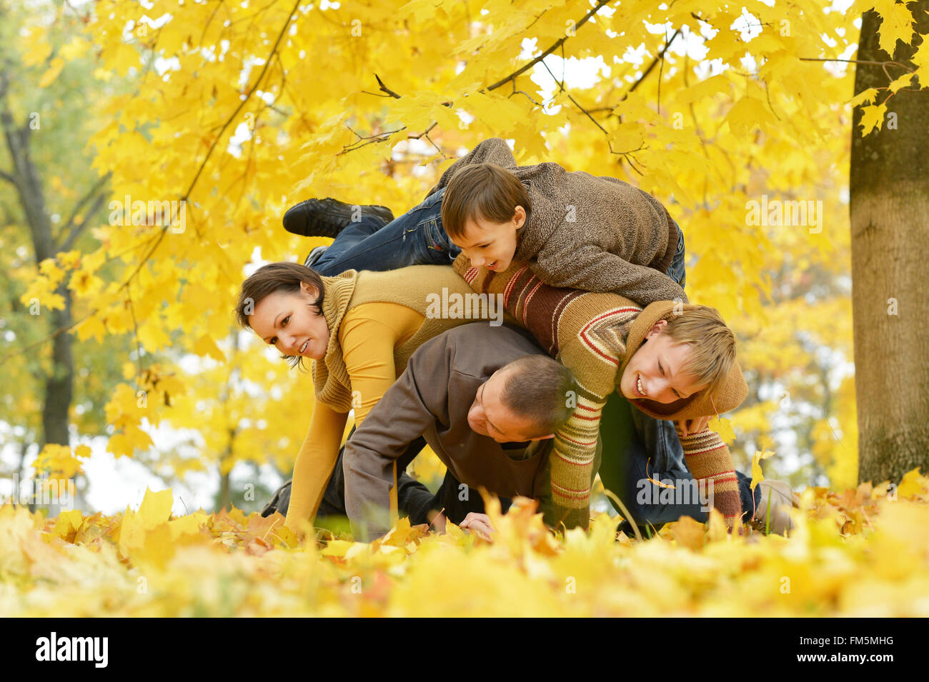 beautiful happy family Stock Photo - Alamy
